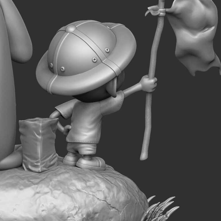 Calvin and Hobbes with a treasure map. For 3D printing, STL (368145) 3D ...