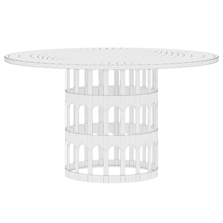 Bakerfurniture COLOSSEUM DINING TABLE (368593) 3D model - Download 3D ...