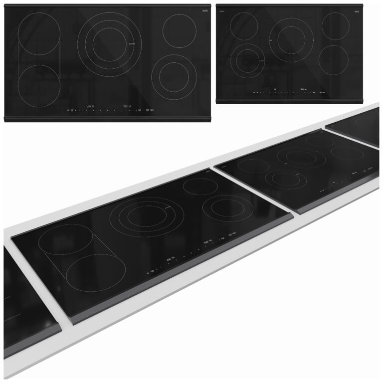 Bosch Induction Electric Hob Set01 (368669) 3D model - Download 3D ...