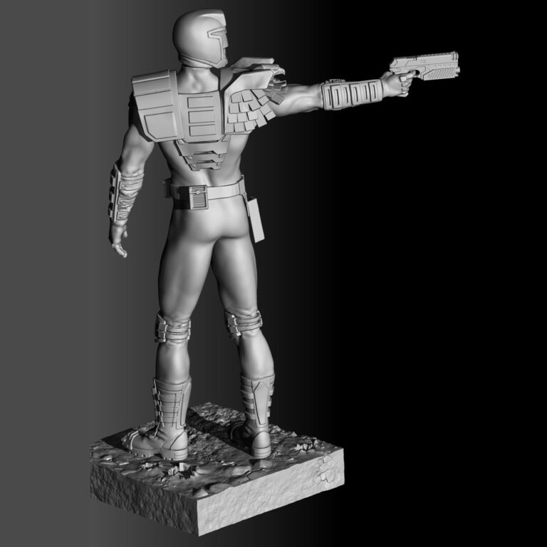 Judge Dredd, 1995. Marvel. For 3D printing. STL. (368751) 3D model ...