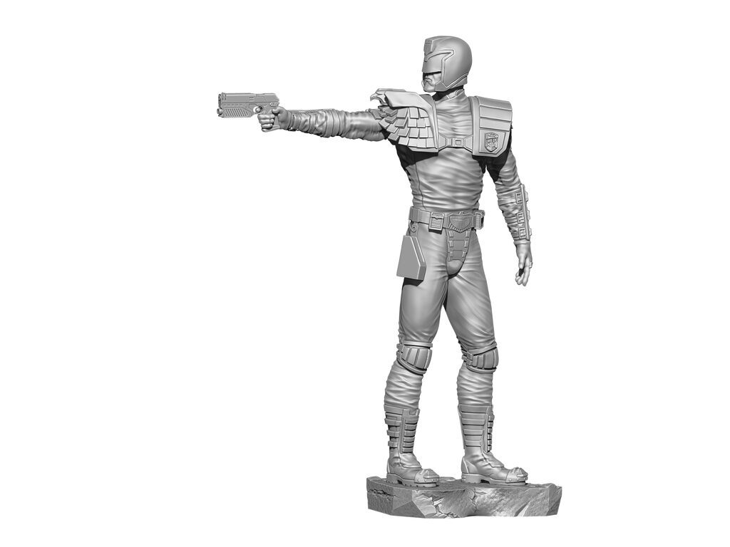 Judge Dredd, 1995. Marvel. For 3D printing. STL. (368751) 3D model ...