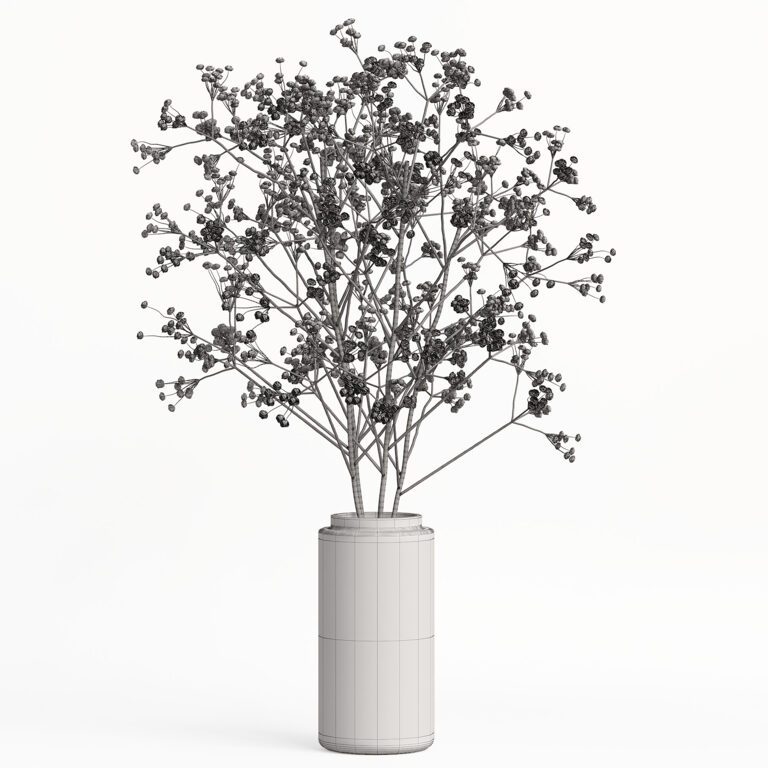 Dry flowers (368846) 3D model - Download 3D model Dry flowers (368846 ...