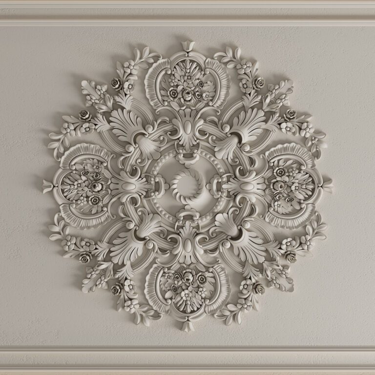 Backlit ceiling in classic style (368856) 3D model - Download 3D model ...
