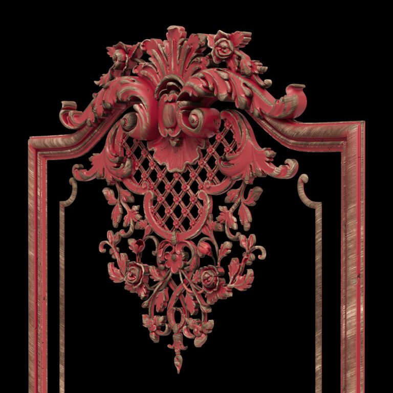 Decorative plaster / Сarved elements 3D models - Type of Decorative ...