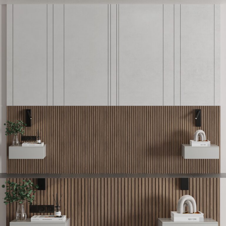 Bedroom Wall Composition 02 (369122) 3D model - Download 3D model ...