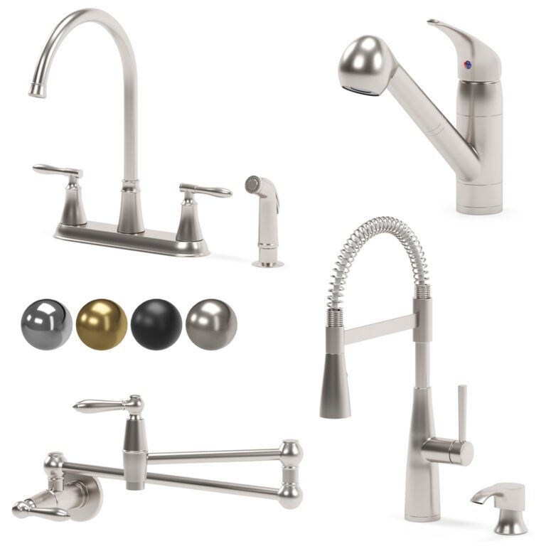 PFISTER kitchen faucet collection 03 (369505) 3D model - Download 3D ...