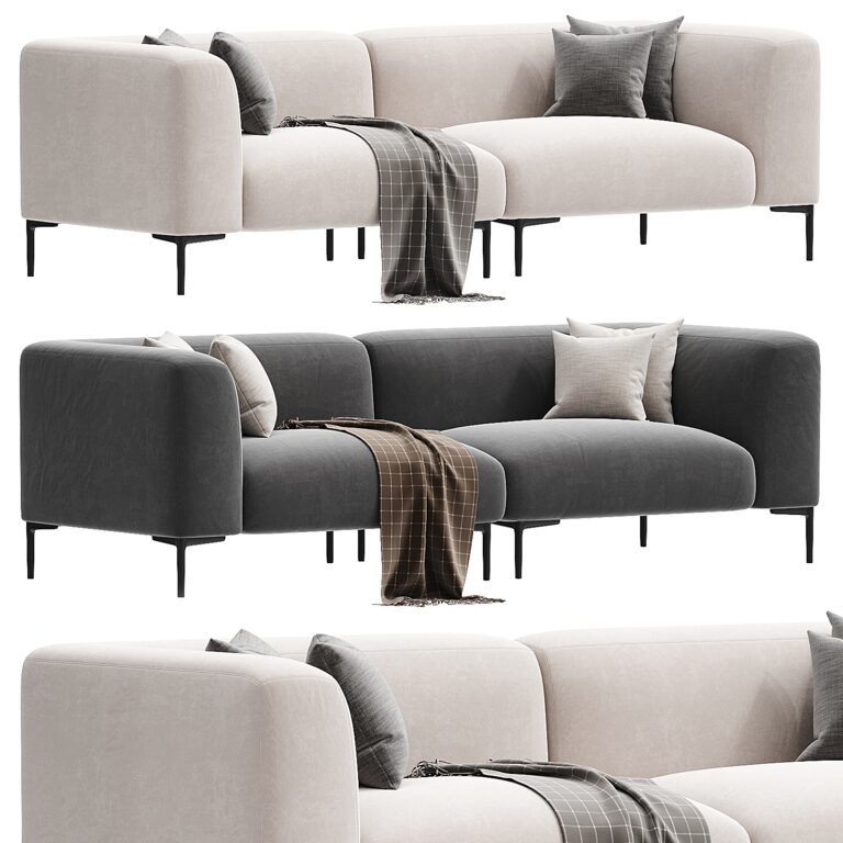 Sofa 225 (369710) 3D model - Download 3D model Sofa 225 (369710 ...