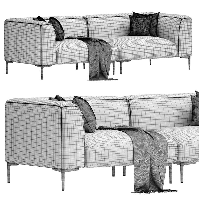 Sofa 225 (369710) 3D model - Download 3D model Sofa 225 (369710 ...