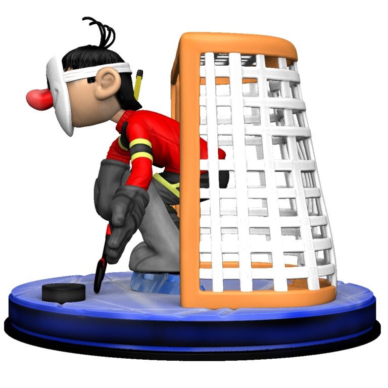 Goalkeeper from the 1964 cartoon "Puck! Puck!" Model for 3D printing ...