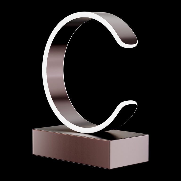 C Curve LED Lamp (371342) 3D model - Download 3D model C Curve LED Lamp ...
