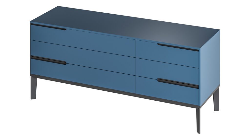 Natuzzi Italia MONDRIAN chest of drawers (371743) 3D model - Download ...