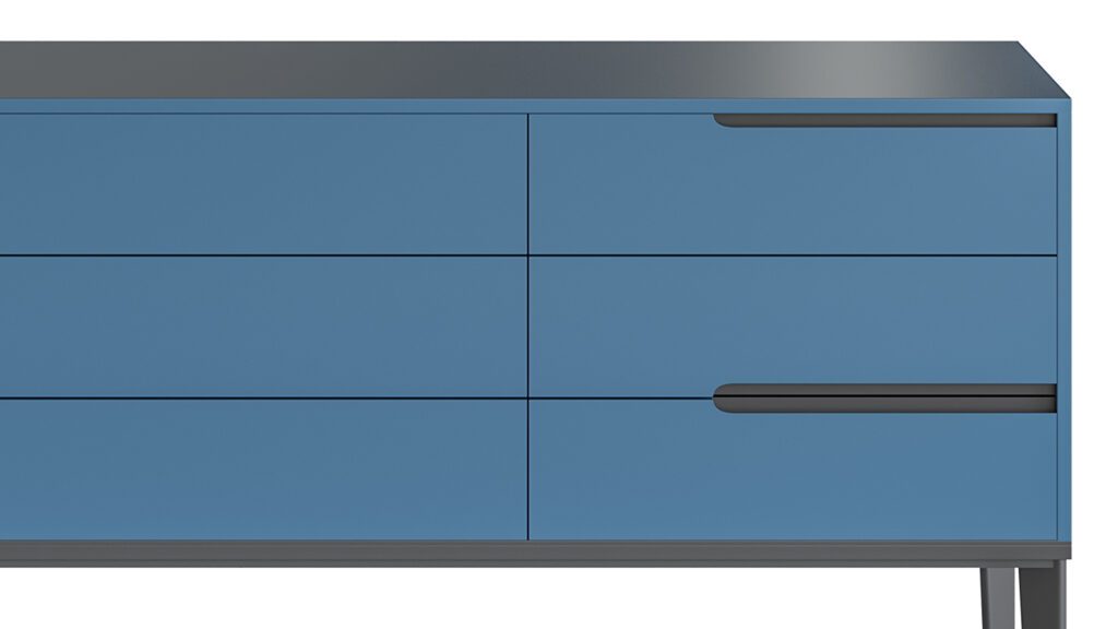 Natuzzi Italia MONDRIAN chest of drawers (371743) 3D model - Download ...