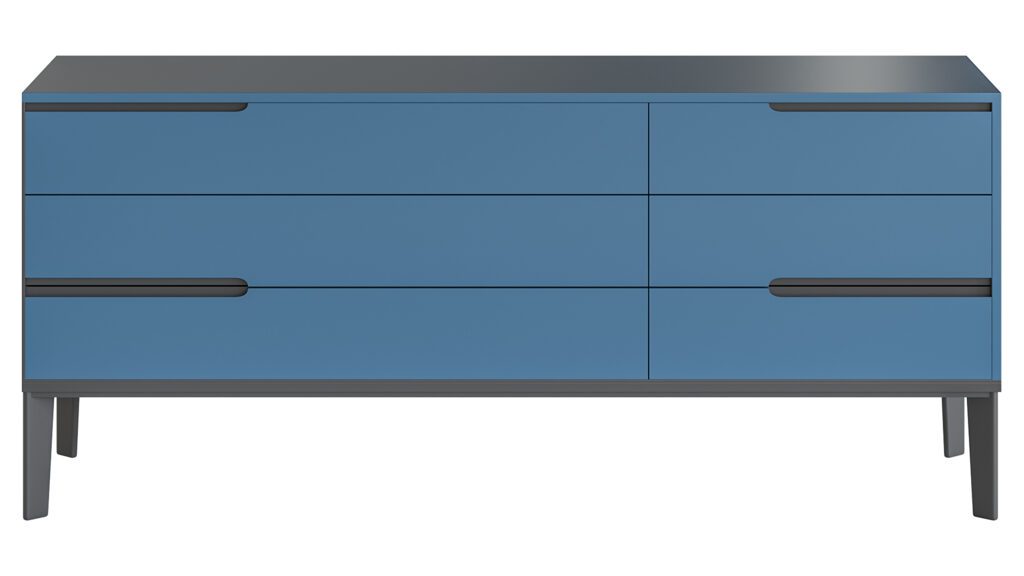 Natuzzi Italia MONDRIAN chest of drawers (371743) 3D model - Download ...