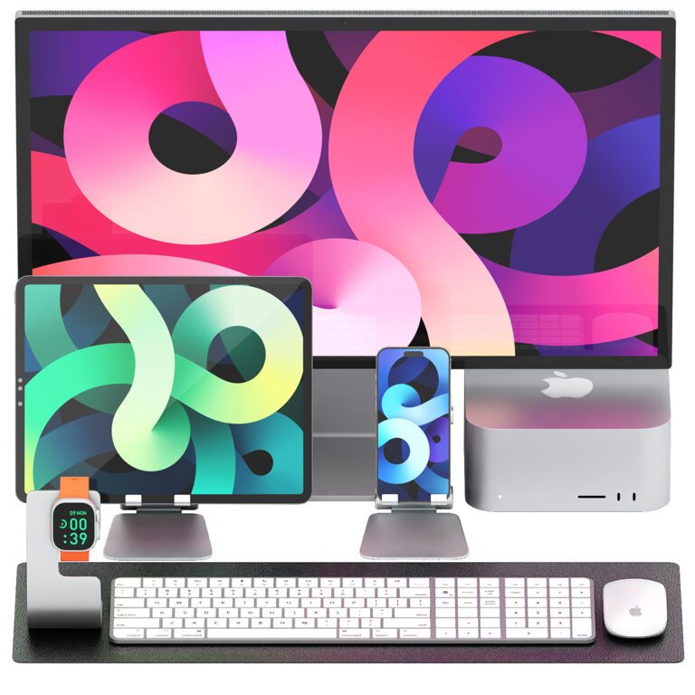 Computer equipment and telephone Apple set 02 (372039) 3D model ...