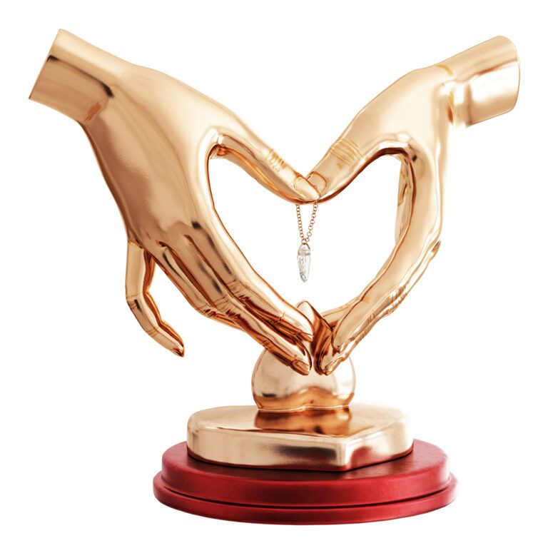 Gift figurine of Hands (372150) 3D model - Download 3D model Gift ...