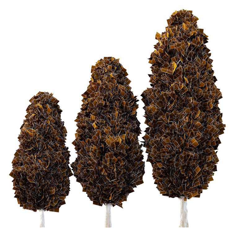 Italian Cypress Tree 08 (372265) 3D model - Download 3D model Italian ...