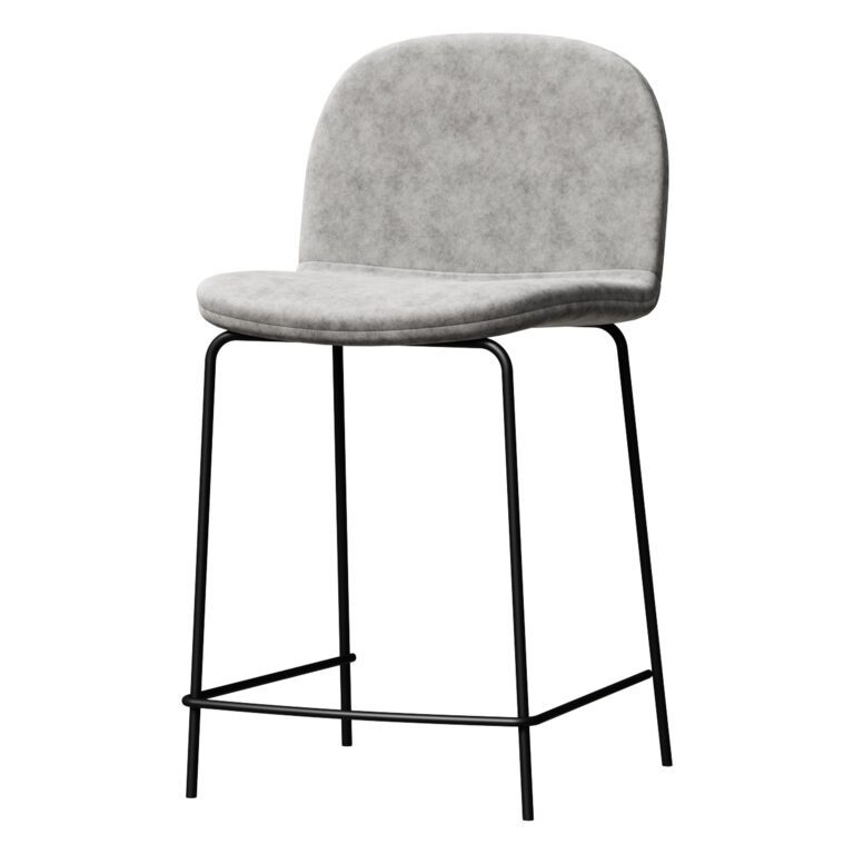 Primitivo Grey Counter chair set of 2 (372276) 3D model - Download 3D ...