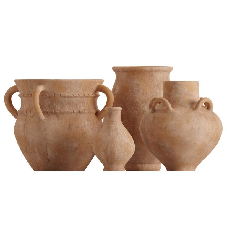 Halldale Terracotta Vase Collection (372457) 3D model - Download 3D ...