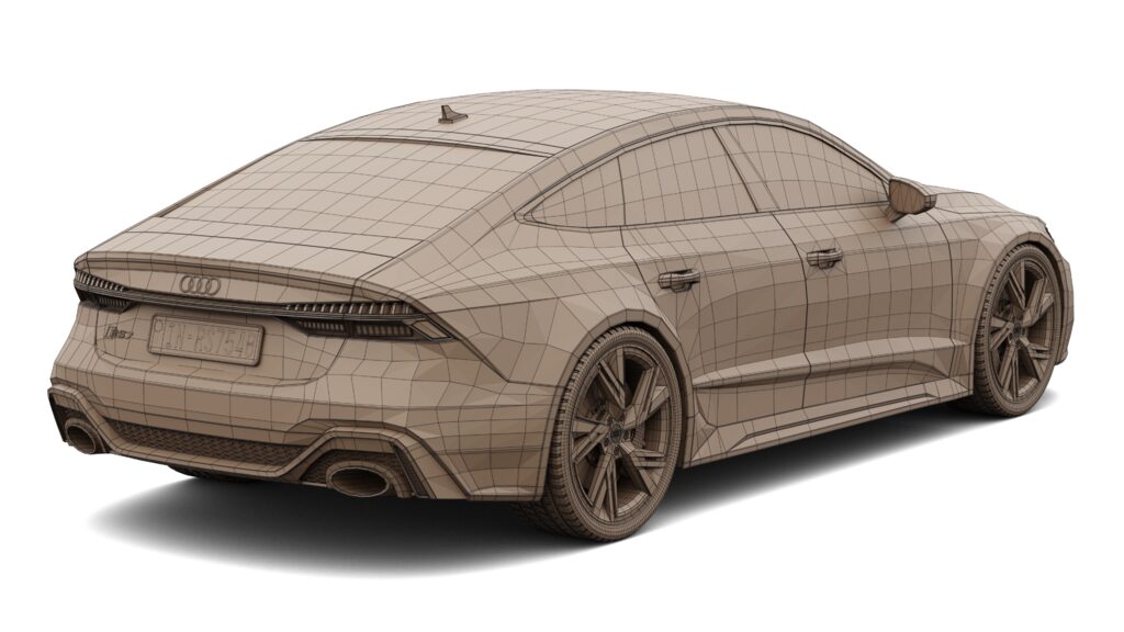 Audi RS7 (372621) 3D model - Download 3D model Audi RS7 (372621 ...