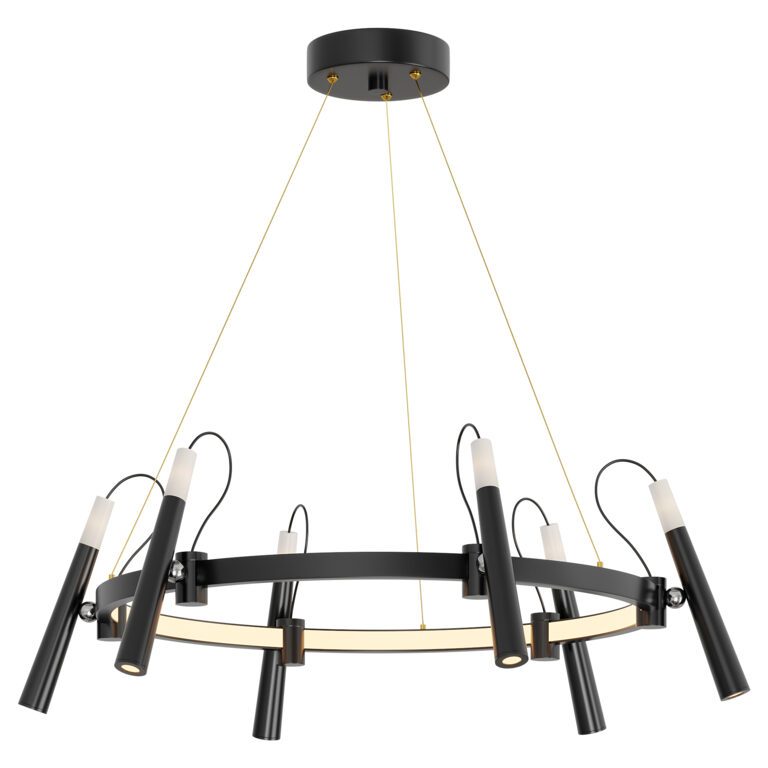 BECKY LED 6 Chandelier by Lampatron (372651) 3D model - Download 3D ...