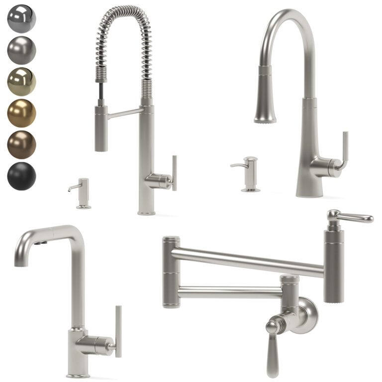 Kohler kitchen faucets collection 03 (372738) 3D model - Download 3D ...