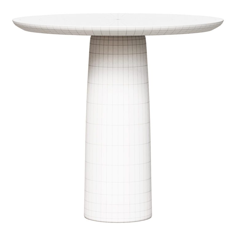BABYLON BLACK MARBLE Dining table (373673) 3D model - Download 3D model ...