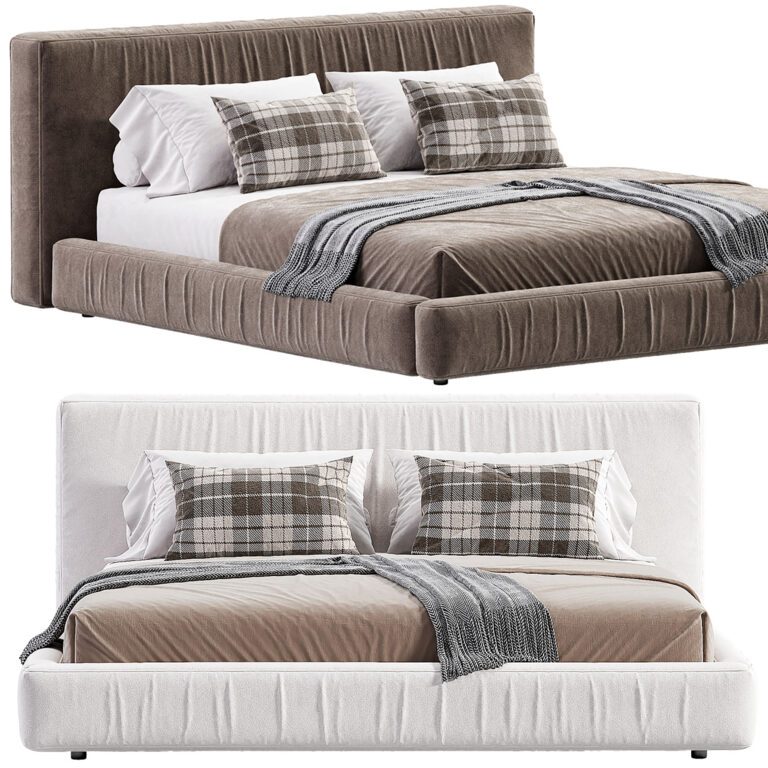 LENNI Bed By Zegen (374740) 3D model - Download 3D model LENNI Bed By ...