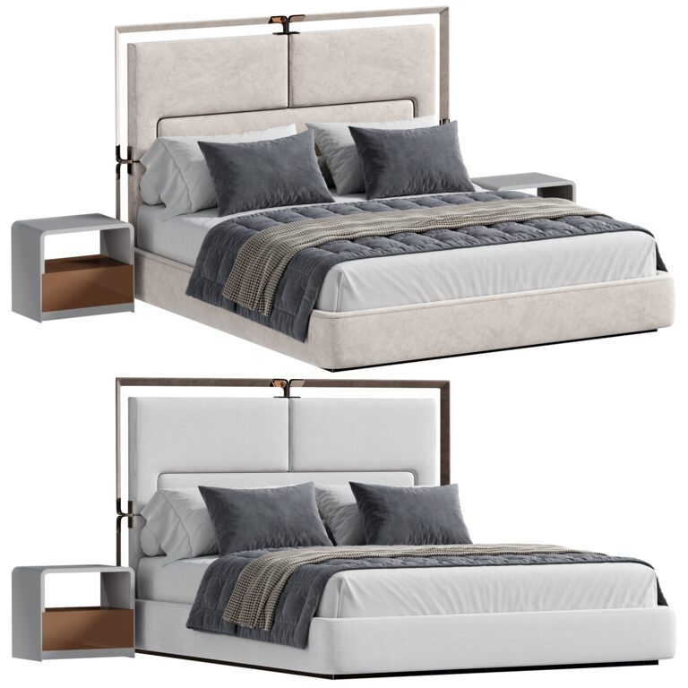GRACE bed by rugiano (374797) 3D model - Download 3D model GRACE bed by ...