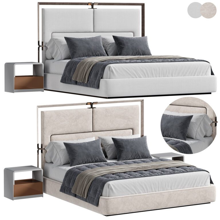 GRACE bed by rugiano (374797) 3D model - Download 3D model GRACE bed by ...