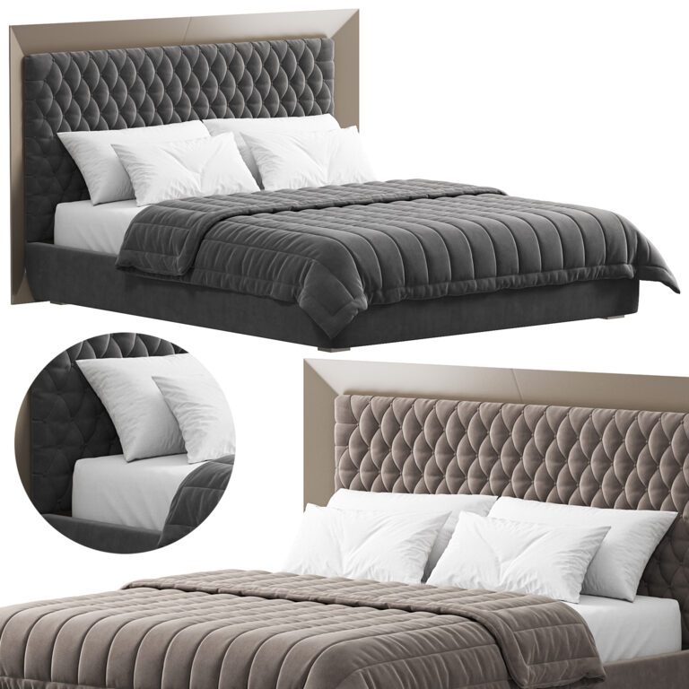 KENYA Bed By Rugiano (374799) 3D model - Download 3D model KENYA Bed By ...