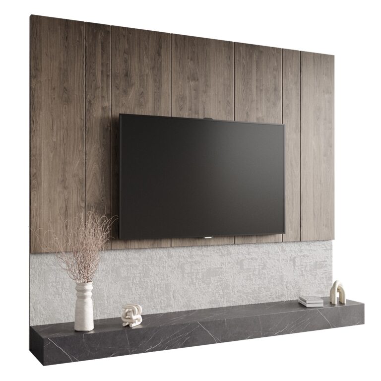 Tv wall set 026 (374848) 3D model - Download 3D model Tv wall set 026 ...
