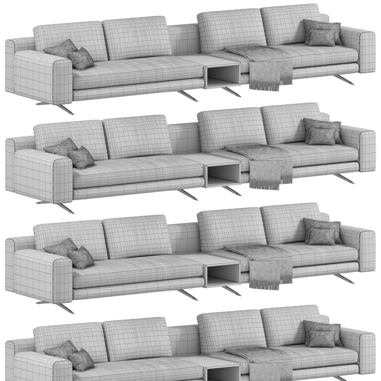 Wake Sofa (375064) 3D model - Download 3D model Wake Sofa (375064 ...