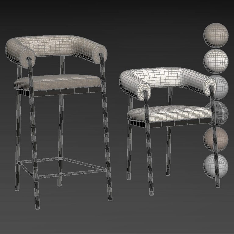 Barand dining Chair Manchester By Deephouse (375525) 3D model ...