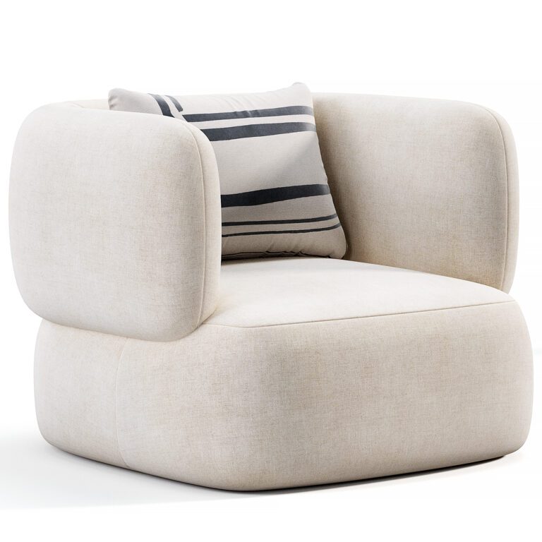 Martina Armchair By Kavehome (375552) 3D model - Download 3D model ...