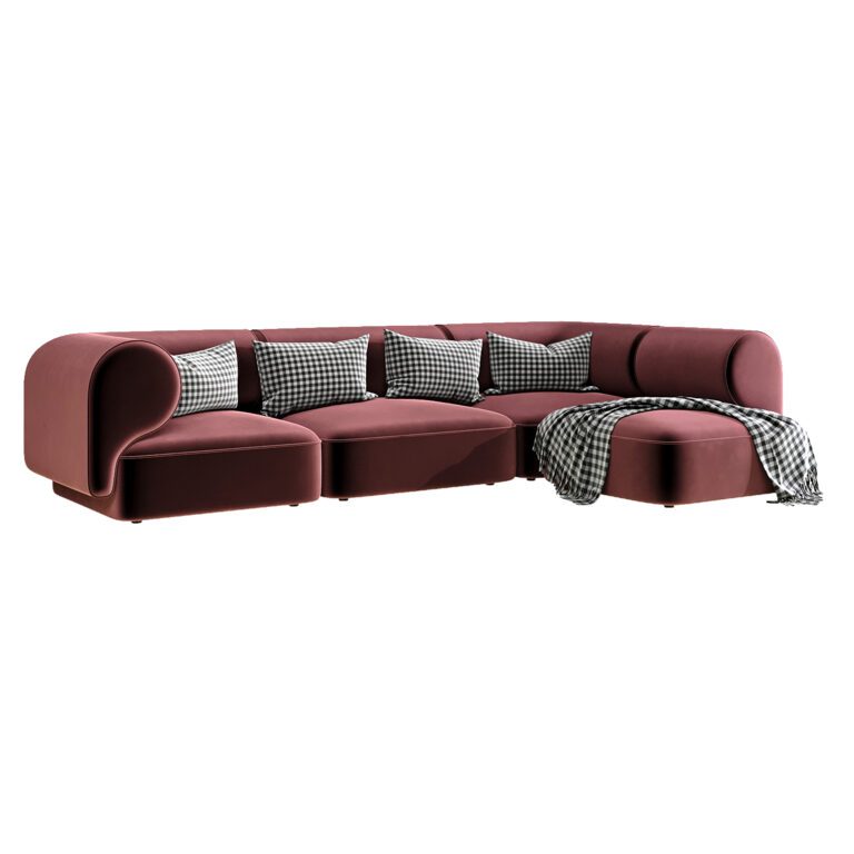 Natuzzi Italia Melody Sofa (375649) 3D model - Download 3D model ...
