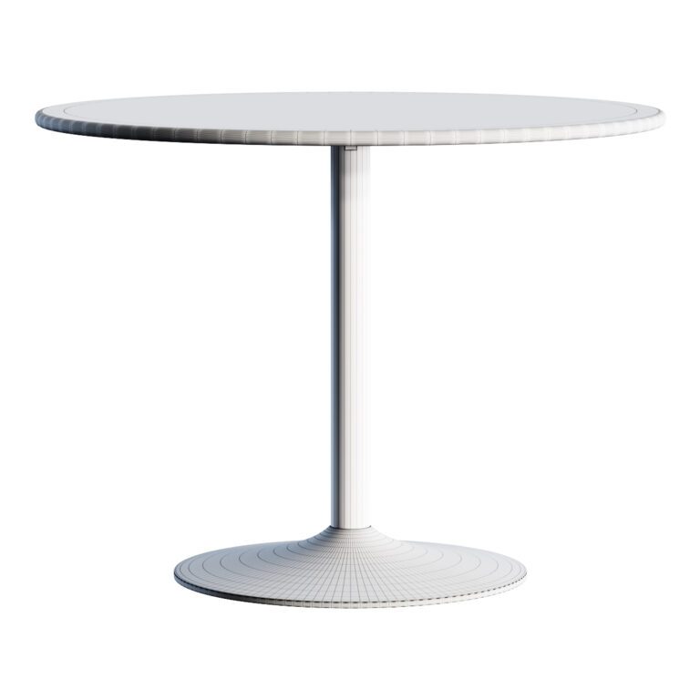ODYSSEY WHITE dining table (375809) 3D model - Download 3D model ...