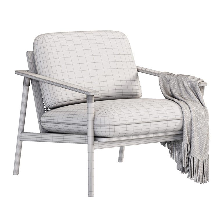 David lounge armchair (375854) 3D model - Download 3D model David ...