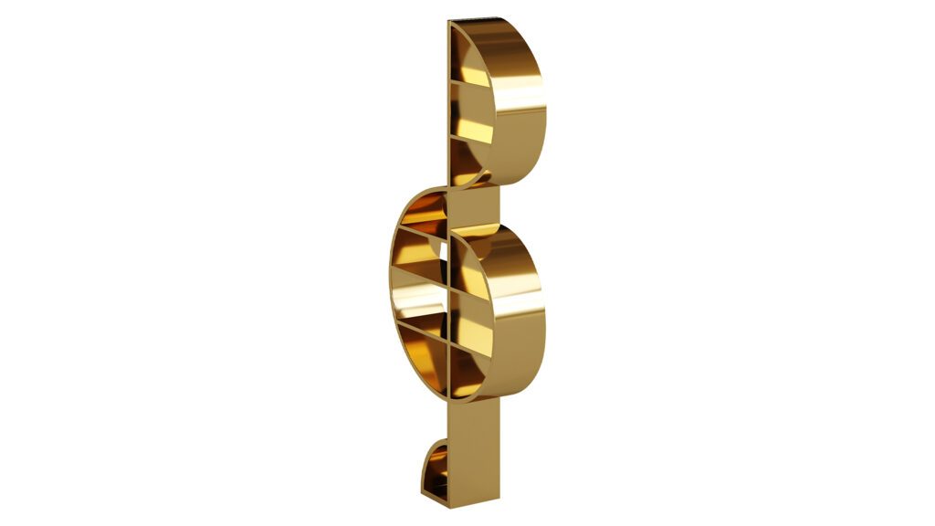 Musical Note Bookshelf (375989) 3D model - Download 3D model Musical ...