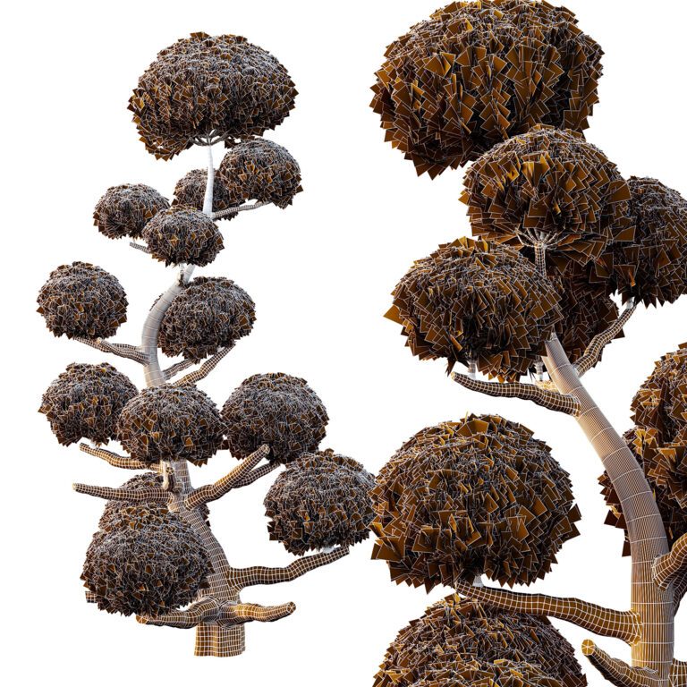 Sphere Tree 14 (376119) 3D model - Download 3D model Sphere Tree 14 ...