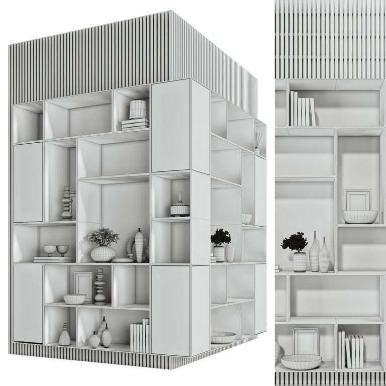 Rack - Shelves 22 (376294) 3D model - Download 3D model Rack - Shelves ...