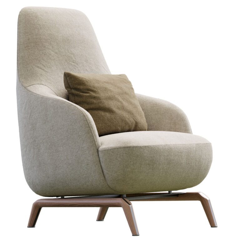 Armchair Janet By Giorgetti (376470) 3D model - Download 3D model ...
