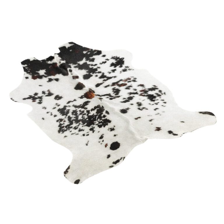 Black and White Cowhide Rug #B6159 (376503) 3D model - Download 3D ...