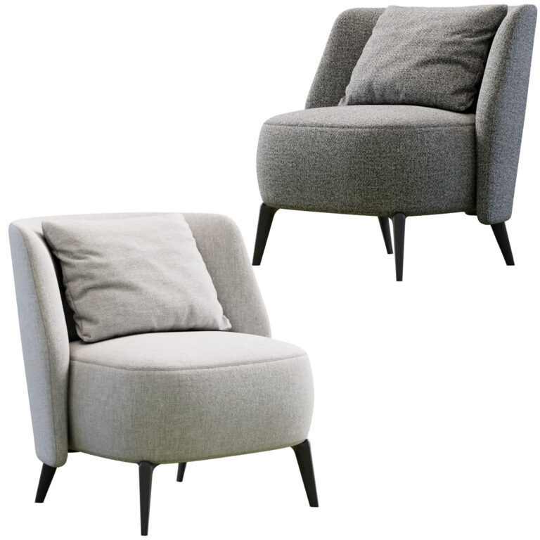 Poliform Sunday Armchair (376573) 3D model - Download 3D model Poliform ...