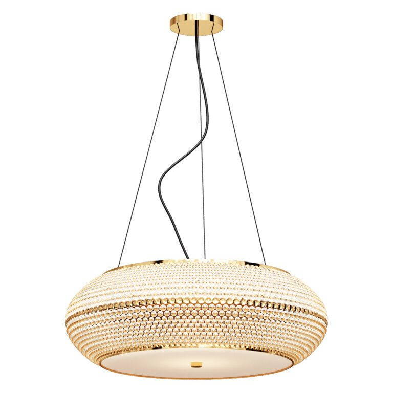 Ideal Lux PASHA SP10 ORO pendant lamp (376593) 3D model - Download 3D ...
