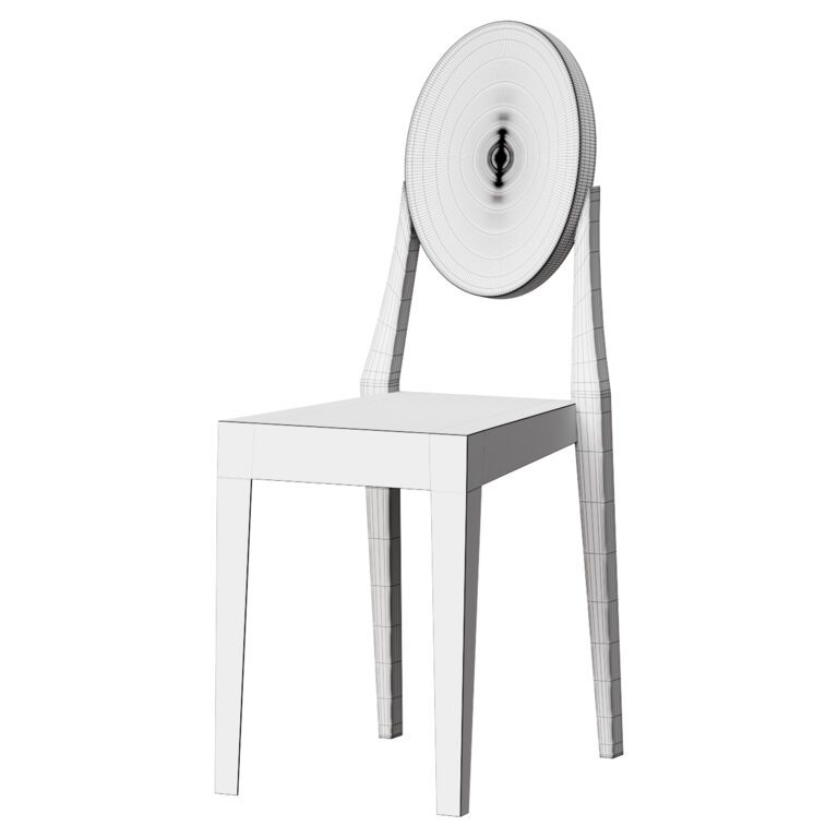 Victoria Ghost transparent Chair (376688) 3D model - Download 3D model ...