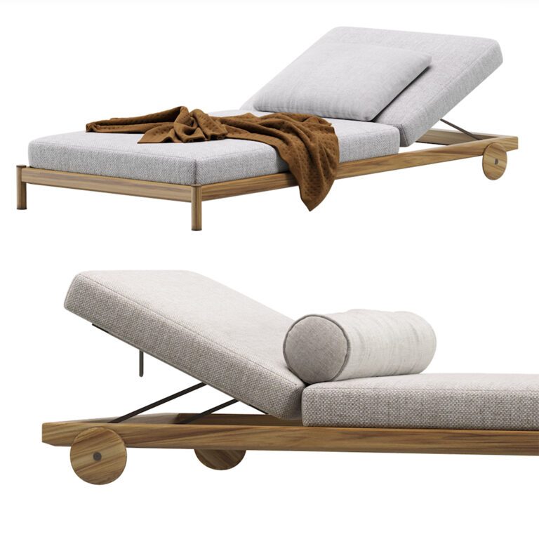 Daylight Daybed by Minotti (376711) 3D model - Download 3D model ...