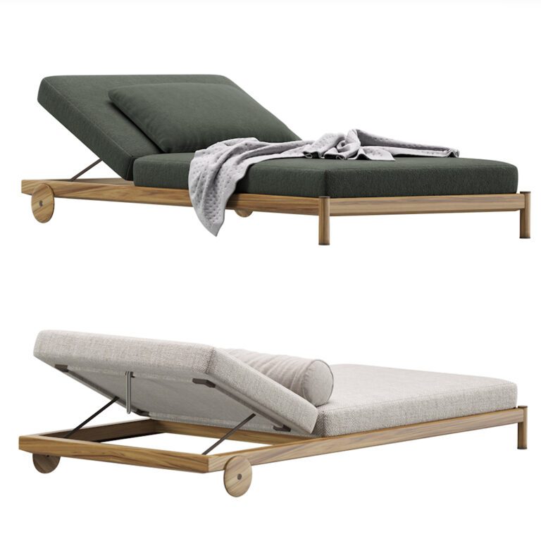 Daylight Daybed by Minotti (376711) 3D model - Download 3D model ...