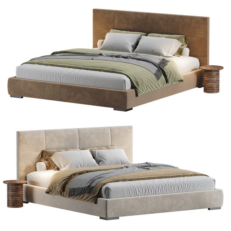 Restoration Hardware Rh Modena Bed (377145) 3D model - Download 3D ...