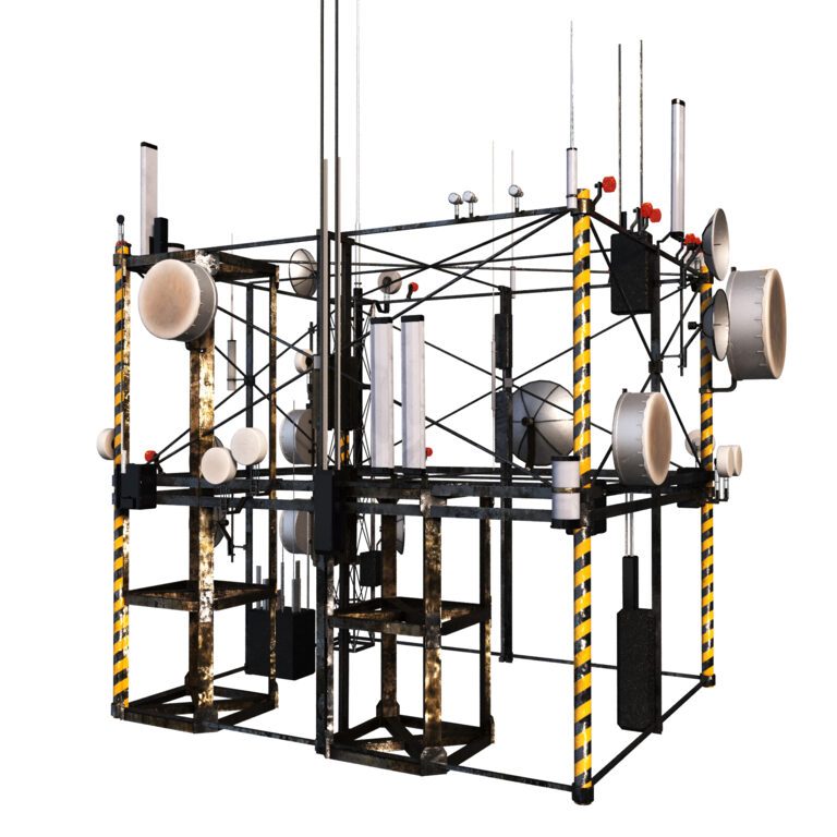 Communication station (377287) 3D model - Download 3D model ...