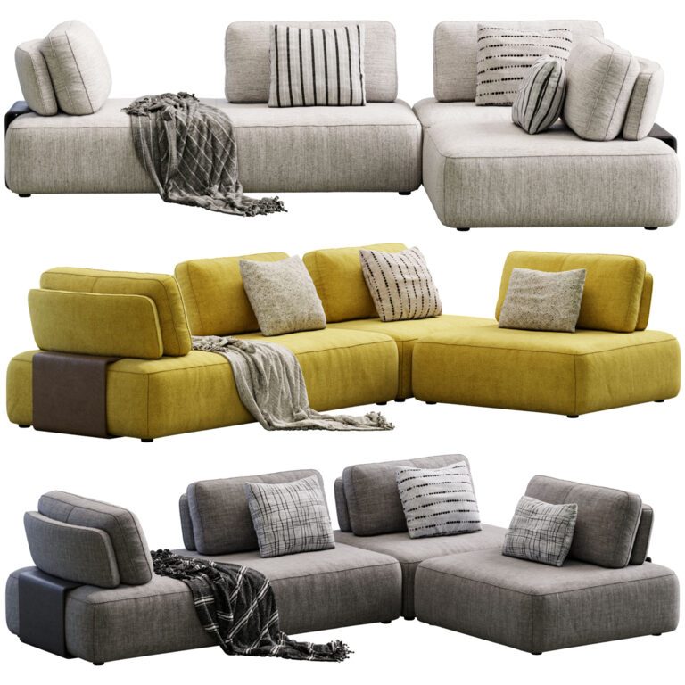 Sofa Puff By In Mood (377404) 3D model - Download 3D model Sofa Puff By ...